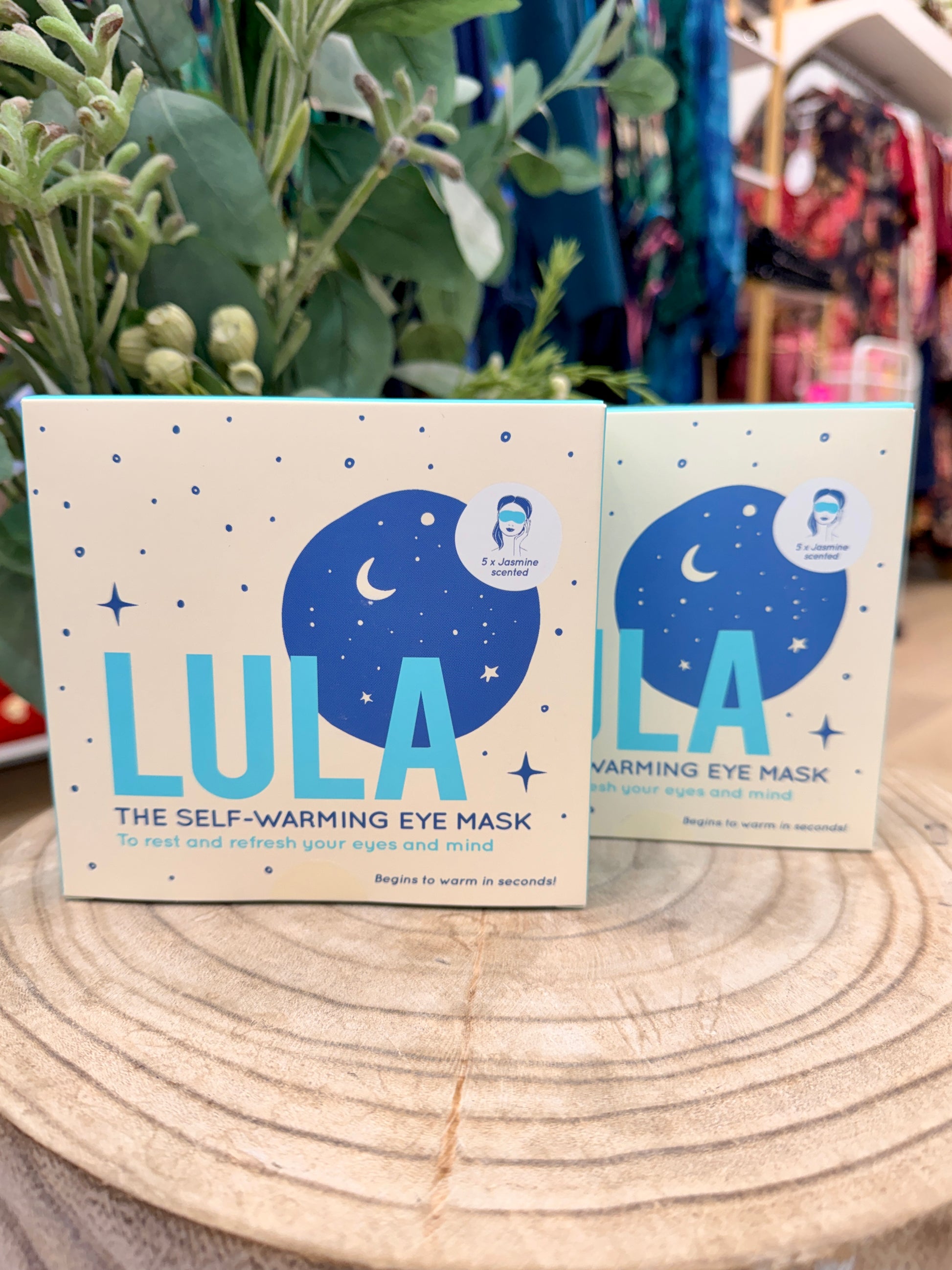 LULA SELF-WARMING EYE MASK (5 MASKS) - JASMINE – Castella Boutique